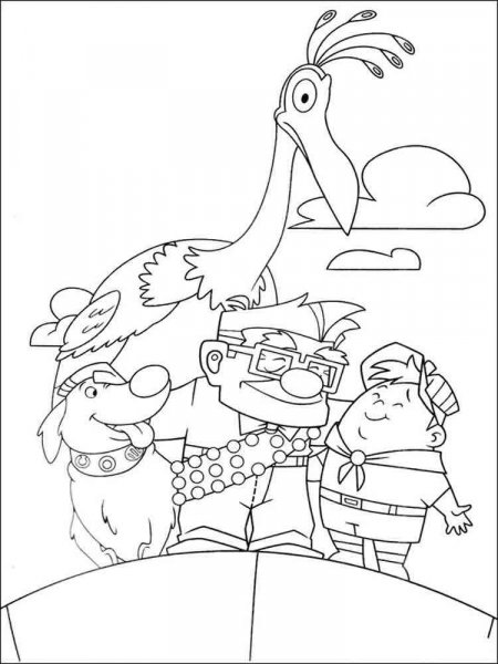 Up coloring pages