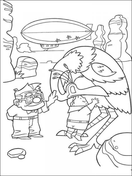 Up coloring pages