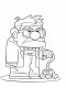 Up coloring pages