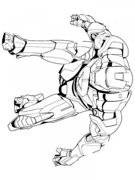 War Machine coloring pages