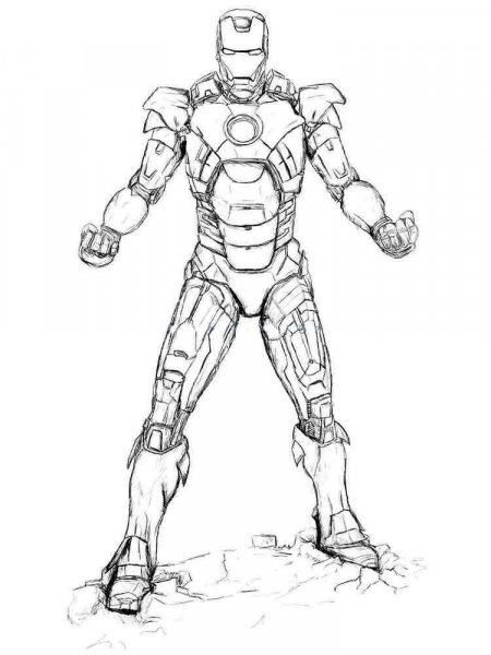 War Machine coloring pages