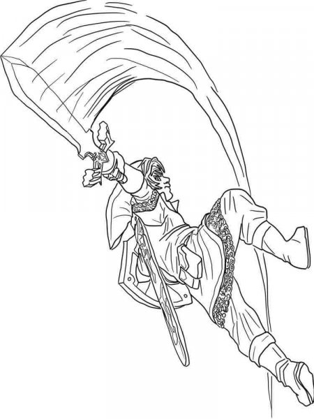 Zelda coloring pages
