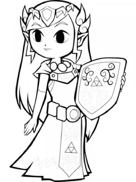 Zelda coloring pages
