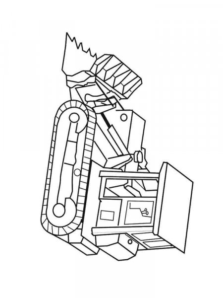 Bulldozer coloring pages