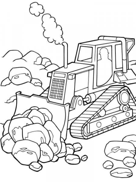 Construction Vehicles coloring pages