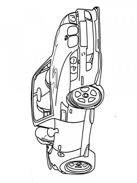 Convertible Car coloring pages. Free Printable Convertible Car coloring ...