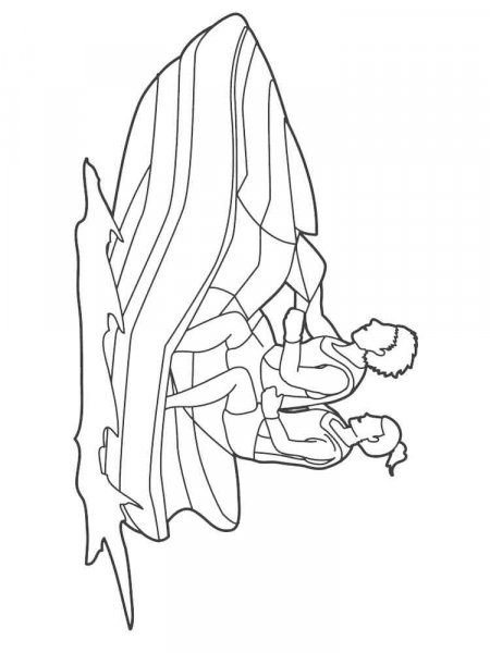 Jet Ski coloring pages