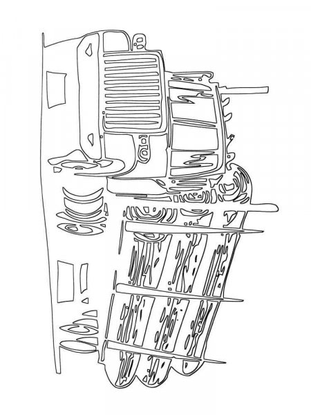 Log Truck coloring pages