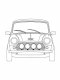 Mini Cooper coloring pages