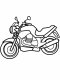 Moped coloring pages