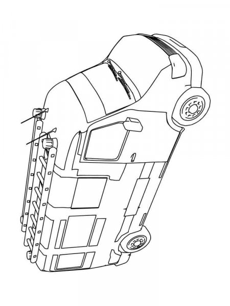 Van coloring pages