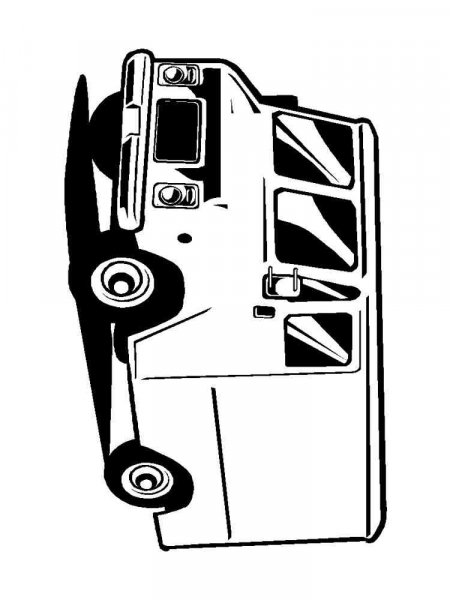 Van coloring pages