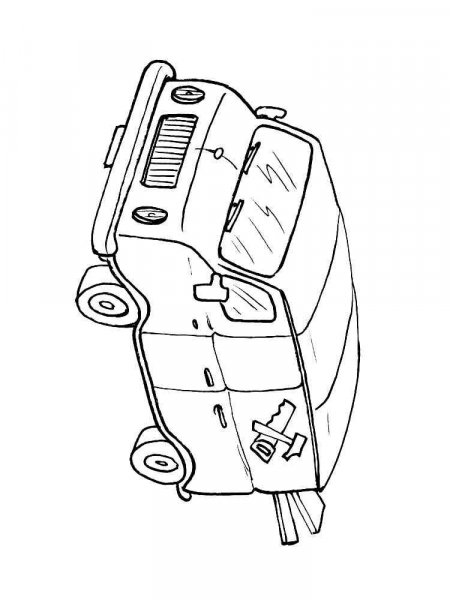 Van coloring pages