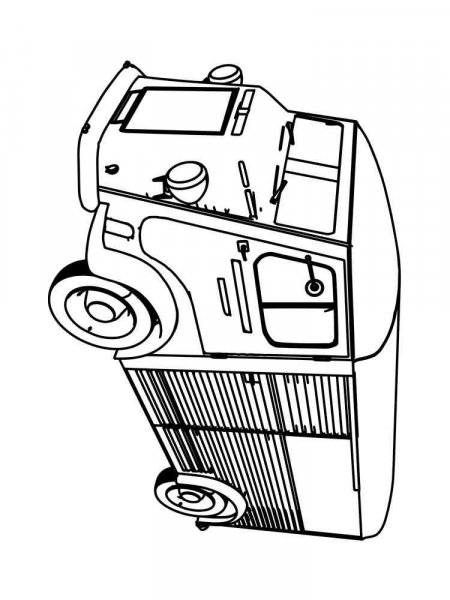 Van coloring pages