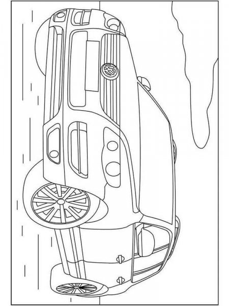 Volkswagen coloring pages
