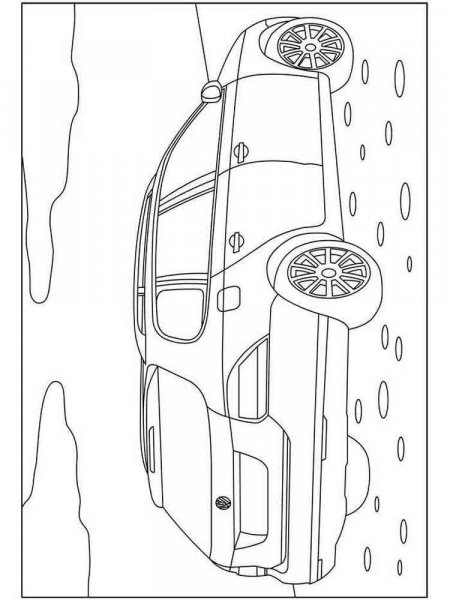 Volkswagen coloring pages