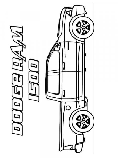 Dodge coloring pages