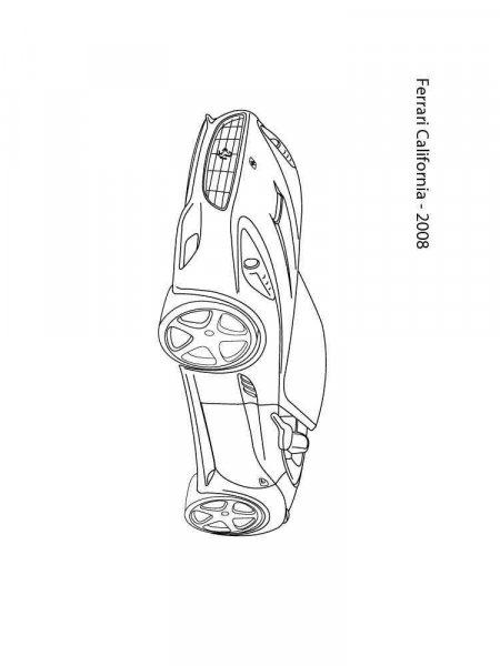 Ferrari coloring pages