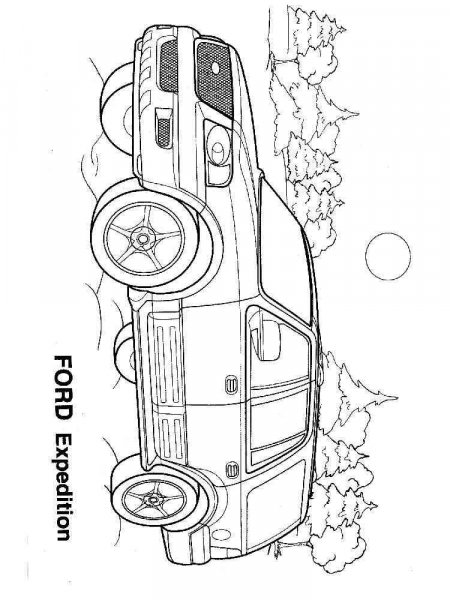 Ford coloring pages