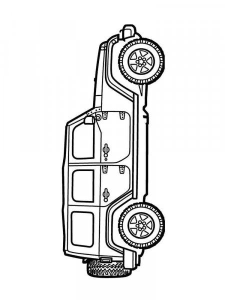 Hummer coloring pages
