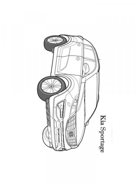 KIA coloring pages