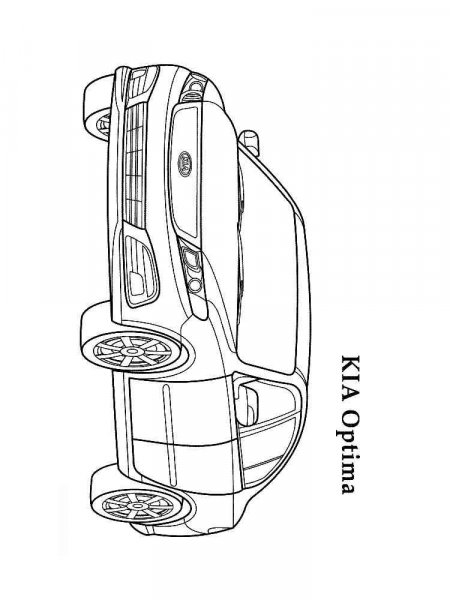 KIA coloring pages