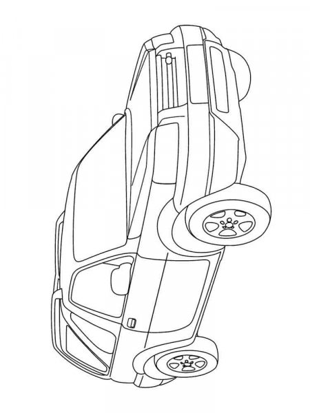 Land Rover coloring pages