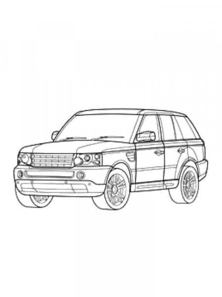 Land Rover coloring pages