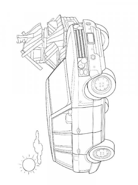 Land Rover coloring pages