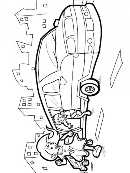 Limousine coloring pages