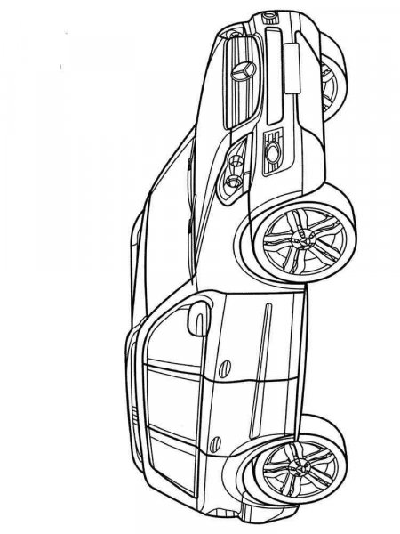 Mercedes coloring pages