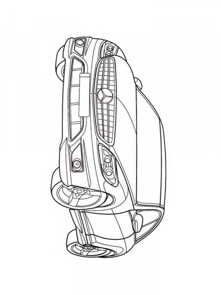 Mercedes coloring pages