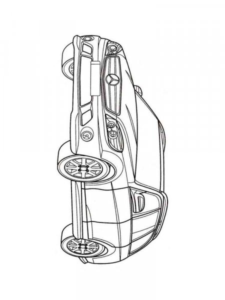 Mercedes coloring pages
