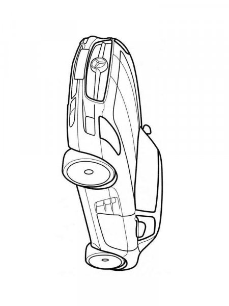 Mercedes coloring pages