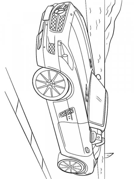Mercedes coloring pages