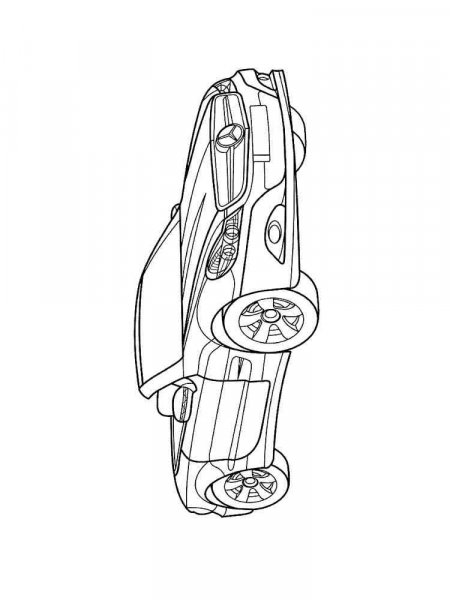 Mercedes coloring pages
