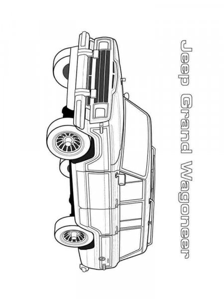 SUV coloring pages. Download and print SUV coloring pages