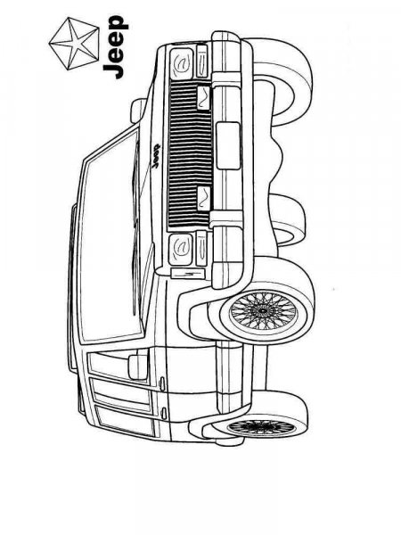 SUV coloring pages. Download and print SUV coloring pages