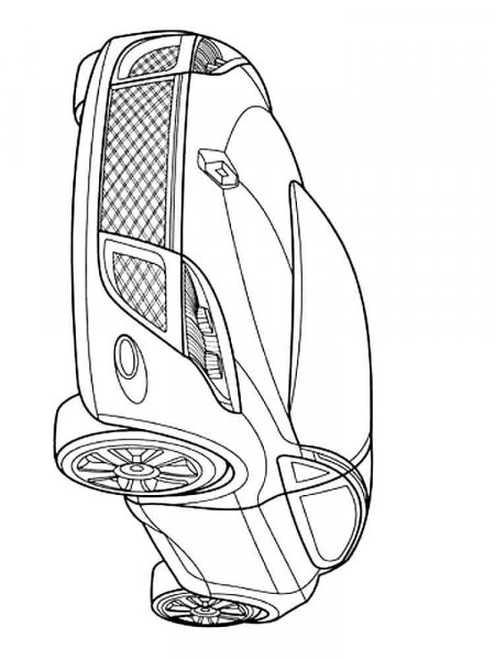 Renault coloring pages