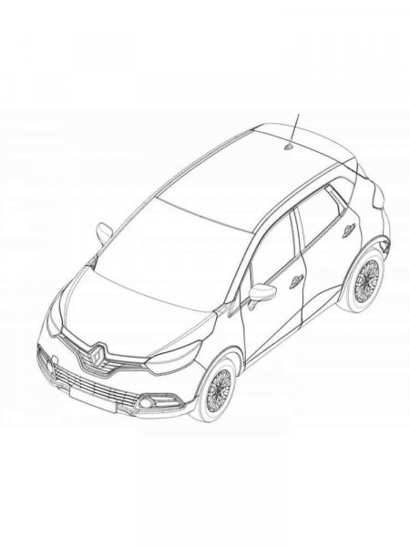 Renault coloring pages