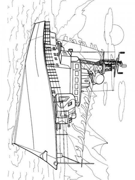 Boats and Ships coloring pages