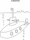 Submarine coloring pages