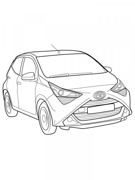 Toyota coloring pages