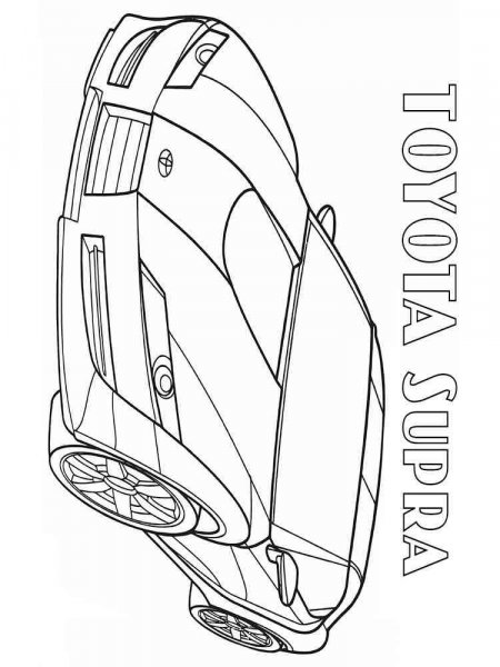 Toyota coloring pages