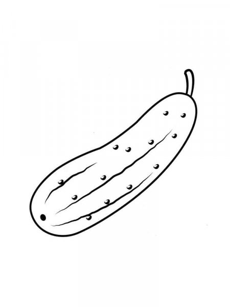 Cucumber coloring pages. Download and print Cucumber coloring pages