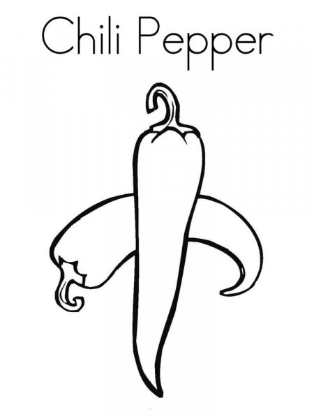 Pepper coloring pages