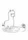 Alpaca coloring pages