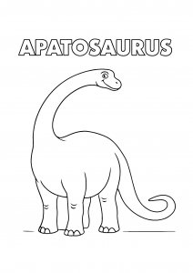 Apatosaurus coloring pages