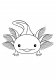 Axolotl coloring pages