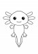 Axolotl coloring pages